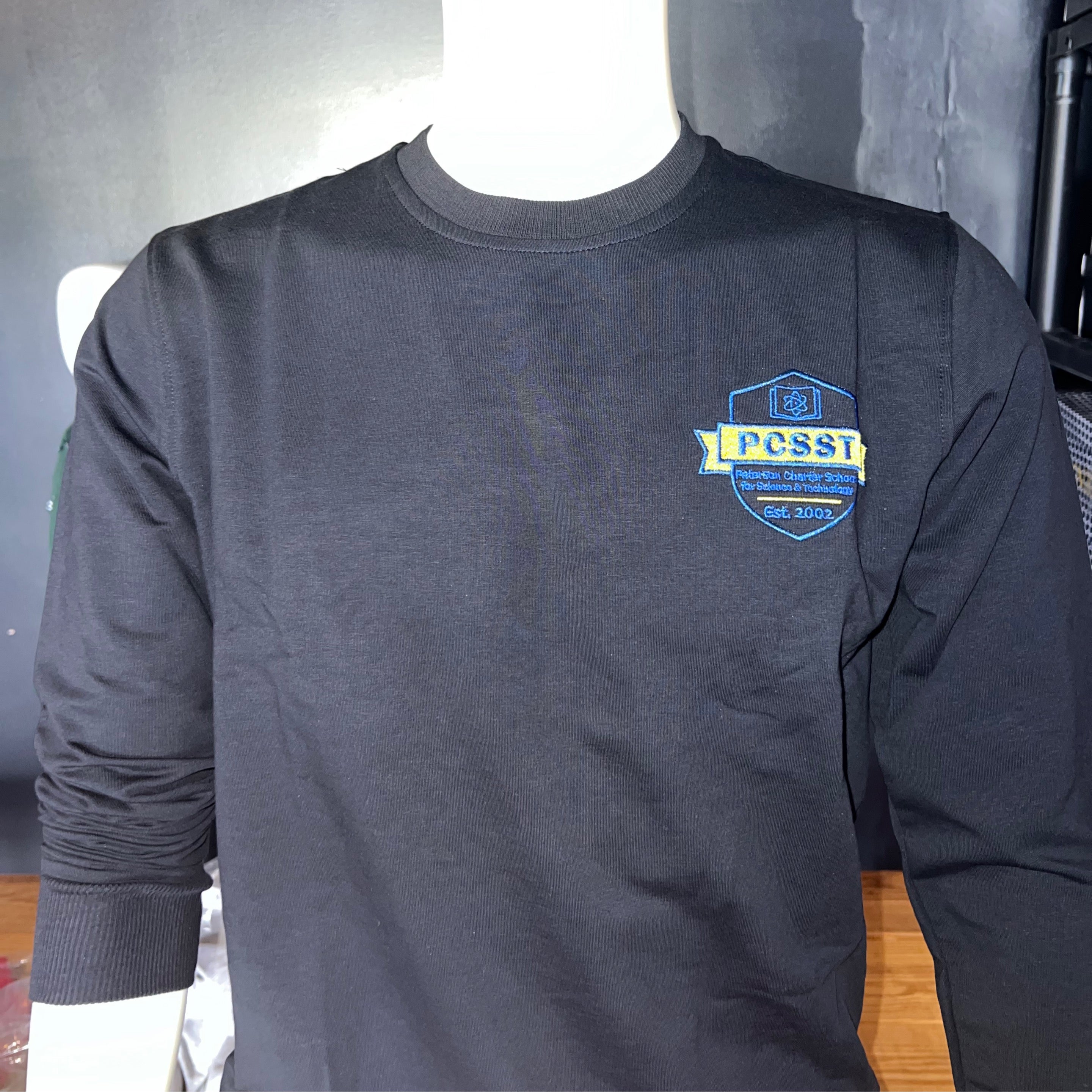 PCSST NEW LOGO UNISEX SWEATSHIRT ( NAVY ) | YNK Store